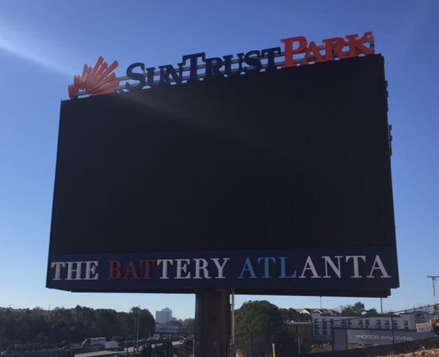 Atlanta Braves marquee billboards | Billboard Insider™