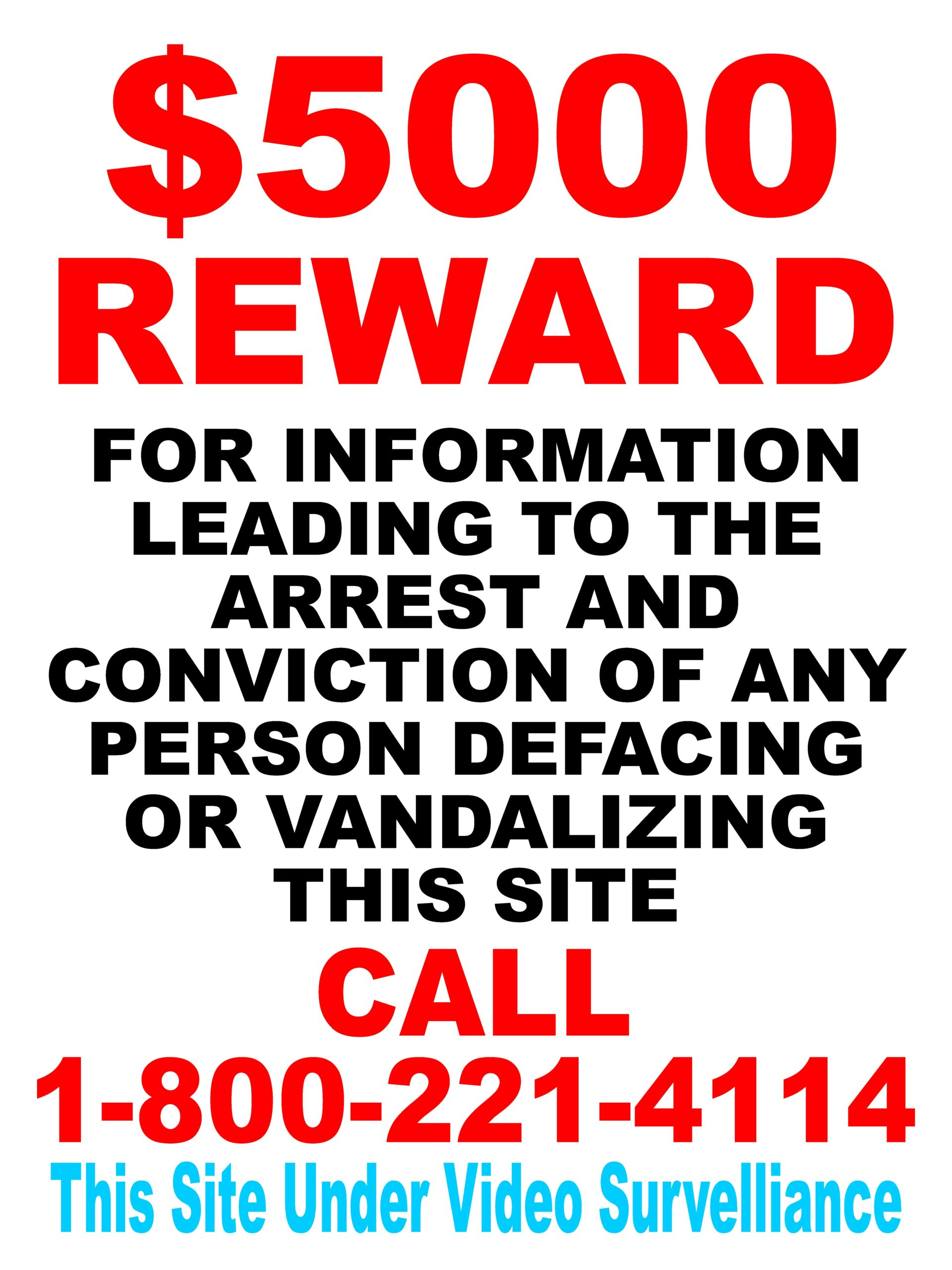 Reward notice | Billboard Insider™