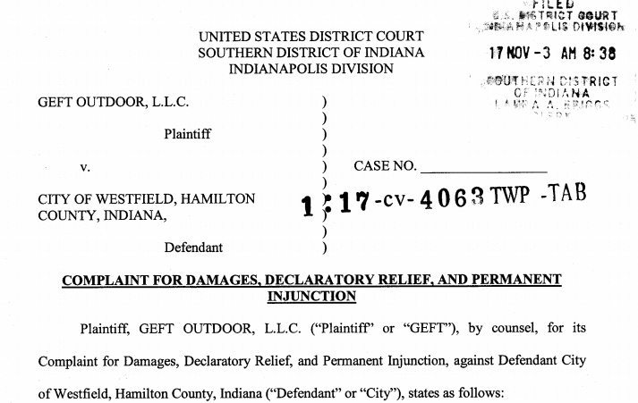 Reed v Gilbert Lawsuit in Indiana | Billboard Insider™