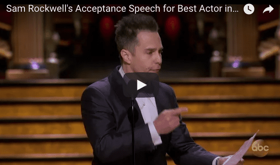Sam Rockwell calls out billboards during Oscar speech | Billboard Insider™