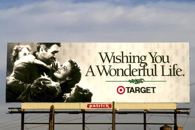 Target Its a Wonderful Life Billboard | Billboard Insider™