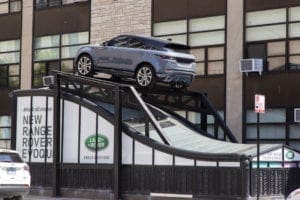 Intersection Puts Range Rover atop CTA station | Billboard Insider™
