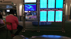 Game Player Hijacks Airport Screen | Billboard Insider™