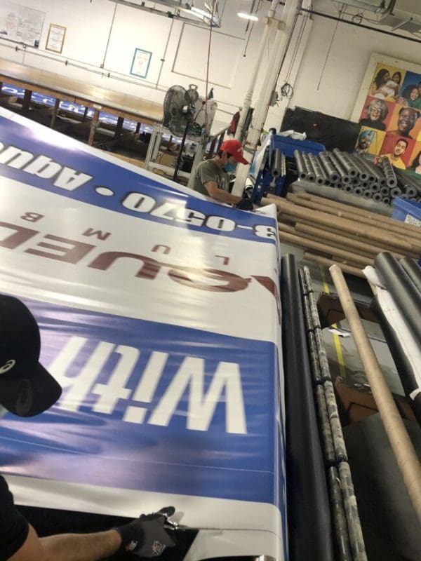 How a vinyl billboard ad gets printed. | Billboard Insider™