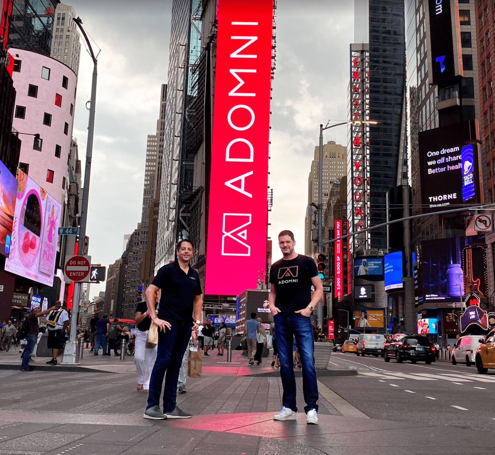 Gudai and Cooper in Times Square | Billboard Insider™