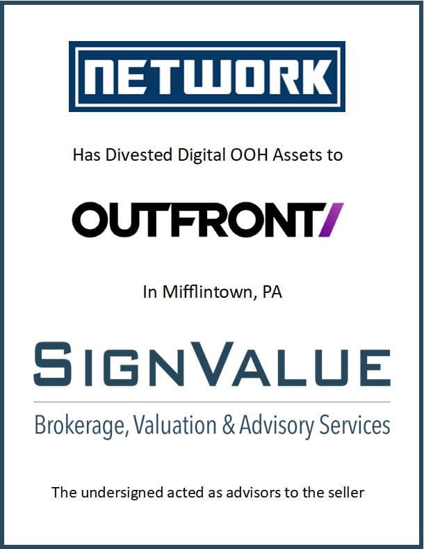 Network Outdoor Divest Digital OOH Assets to OUTFRONT Media | Billboard ...