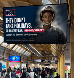USO and Clear Channel Team for Holiday Digital Billboard Ad Campaign ...