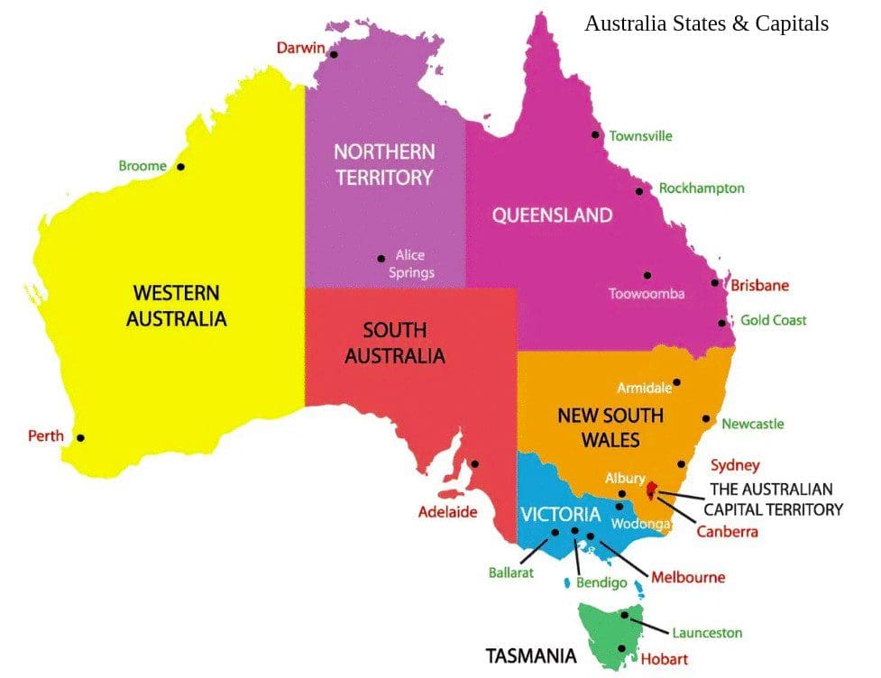 australia-states-and-capitals-map | Billboard Insider™