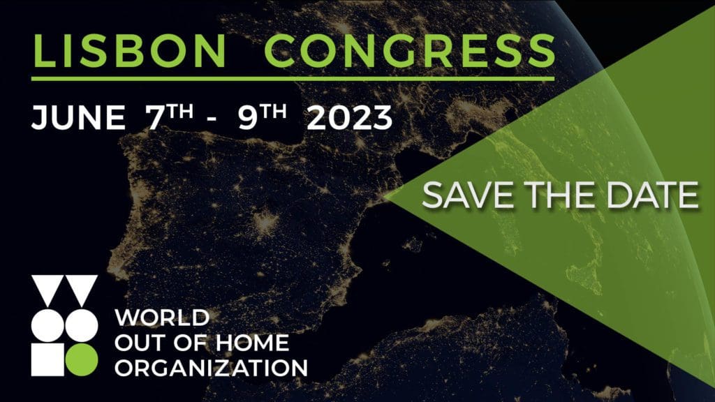 2023 World Out of Home Organization Global Congress June 7-9 in Lisbon ...