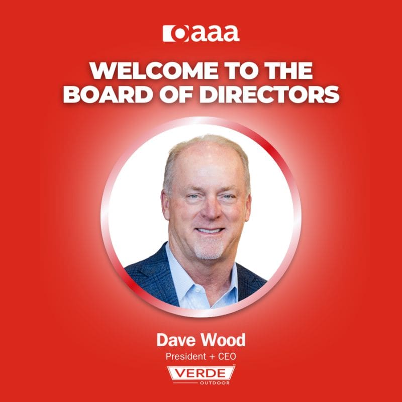 Dave Wood of Verde Outdoor Added to OAAA Board of Directors | Billboard ...