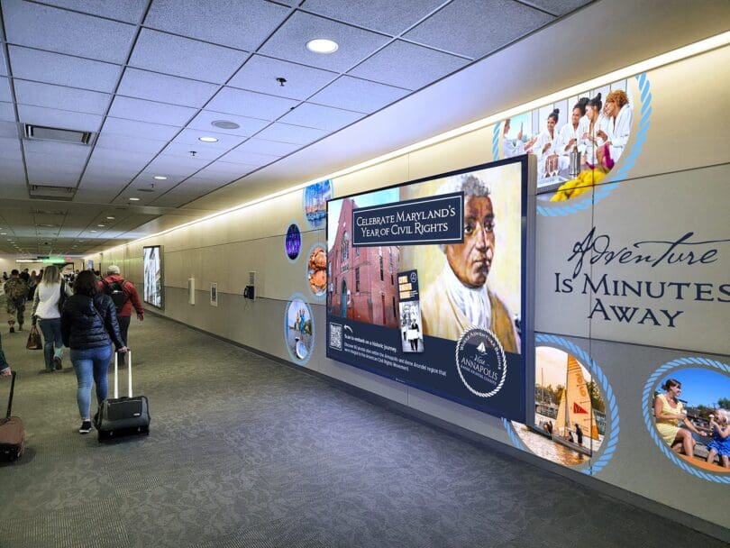 Visit Annapolis Dominates BWI Airport | Billboard Insider™