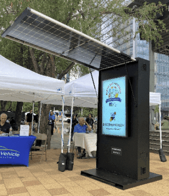 Autonomous Power Has Solar Powered Digital Display | Billboard Insider™